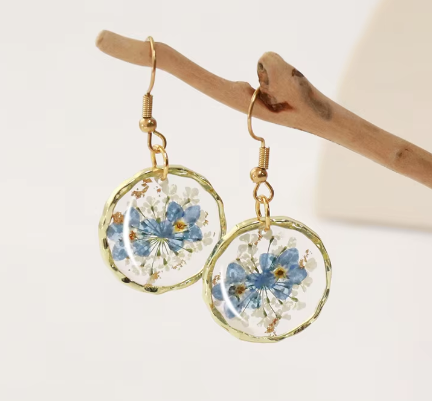 Real Dried Flower Earrings – Joytime Shop